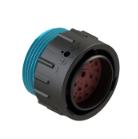 China Amphenol Black Thermoplastic DIP Connector ROHS -55°C to +125°C Multiple Terminal Options for sale