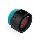 China Amphenol DIP Connector AHDP06-24-19PR-WTA -55°C to +125°C Thermoplastic Black for sale
