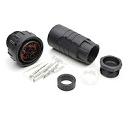 China Amphenol DIP Connector -40°C to +125°C Black ROHS Certified Various Terminal Types for sale