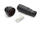 China Amphenol DIP Connector AHDP06-24-91S-BS3-K06X -40°C to +125°C Black ROHS for sale