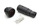 China Amphenol DIP Connector AHDP06-24-91S-BS3-K16S -40°C to +125°C Black for sale
