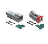 China Amphenol AT2PS-CKIT DIP Connector Thermoplastic Housing -55°C to +125°C ROHS for sale