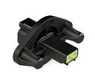 China Amphenol AT04-2P-PM12 DIP Connector Thermoplastic Black -55°C to +125°C ROHS for sale