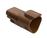China Thermoplastic DIP Connector Brown Housing -55°C to +125°C 3-Pin AT04-3P-BRN for sale