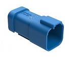 China Blue Thermoplastic DIP Connector -55°C to +125°C with Multiple Terminal Types for sale
