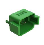 China Green Thermoplastic DIP Connector -55°C to +125°C with Various Terminal Types for sale