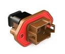 China Thermoplastic DIP Connector -55°C to +125°C with Various Terminal Options Brown for sale