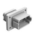 China Thermoplastic DIP Connector Grey -55°C to 125°C ROHS Amphenol AT04-12PA-LE07 for sale