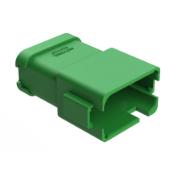 China Green Thermoplastic DIP Connector -55°C to +125°C Multiple Terminal Types for sale