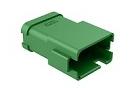 China Amphenol DIP Connector Green Polyamide Housing -55°C to +125°C ROHS for sale
