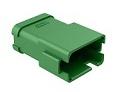 China Industrial DIP Connector AT04-12PC-P030 Green PA Housing -55°C to +125°C ROHS for sale