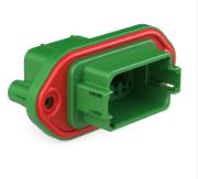 China Thermoplastic DIP Connector Green -55°C to +125°C ROHS for Industrial Equipment for sale