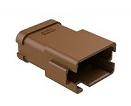 China Versatile DIP Connector with Brown Polyamide Housing and Multiple Terminal Options Suitable for in Electronics Requiring Performance for sale