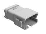 China Amphenol DIP Connector Brown Polyamide Housing -55°C to +125°C ROHS for sale