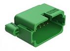 China Amphenol DIP Connector AT04-18PC-BM01 Green Thermoplastic -55°C to +125°C ROHS for sale