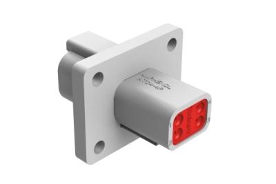 China Amphenol AT04-4P-L012 4 Position Rectangular Male Receptacle Connector IP67 13A 250V for sale