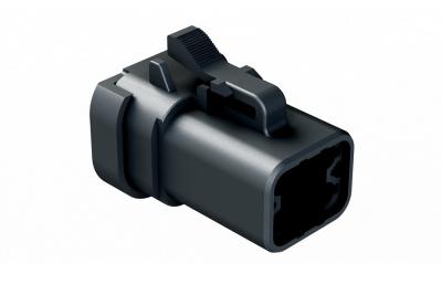 China Amphenol ATP06-4S-EC01BK 4 Position Rectangular Receptacle 25A 250V IP67 Automotive Connector for sale