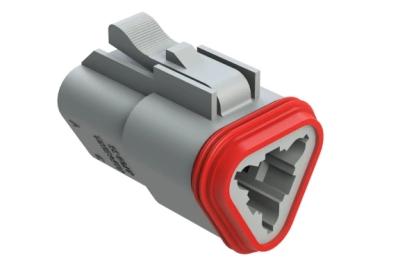 China Amphenol AT06-3S 3-Pin Female Cable Connector 13A 250V IP67 Automotive Grade for sale