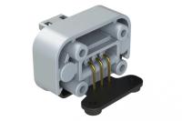 China Amphenol ATM13-3P-BM01 3 Position Automotive Male Board Mount Connector 7.5A 250V IP67 for sale