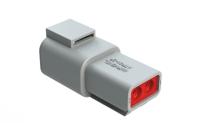 China Amphenol ATP04-2P Automotive Connector 2 Position Male Cable IP67 25A 250V for sale