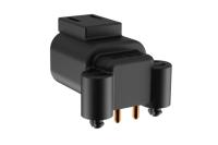 China Amphenol ATF13-2P-BM01 2 Position Automotive Board Mount Connector 13A 250V IP67 for sale