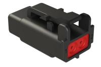 China Amphenol ATMH06-2SA 2 Position Automotive Female Cable Connector IP68 7.5A 250V for sale