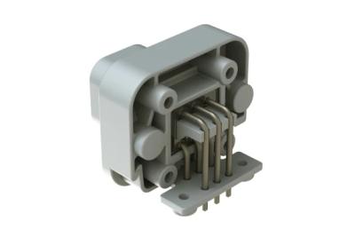 China Amphenol AT13-6P-BM04GRY 6 Position Automotive Board Mount Connector 13A 250V IP67 for sale