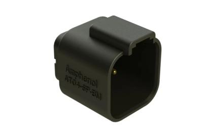 China Amphenol AT04-6P-BM04 Automotive Board Mount Rectangular Socket 6 Position 13A 250V for sale
