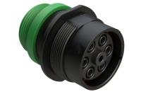 China Amphenol AHDP04-24-07SN-STA 7 Position Female Receptacle IP68 IP69K Sealed Automotive Connector 80A 250V for sale