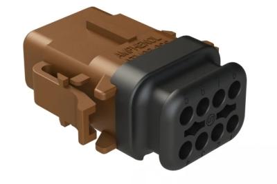 China Amphenol ATM06-08SD-SR1BN 8 Position Automotive Female Connector 7.5A 250V IP67 for sale