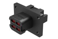 China Amphenol AT04-08PA-LE11 Male Receptacle Rectangular Connector 8 Position IP67 13A 250V for sale