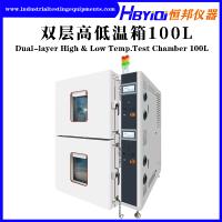 China Two Layer 150L Constant Temperature Humidity Chamber -20°C to 150°C Programmable Test Chamber for sale