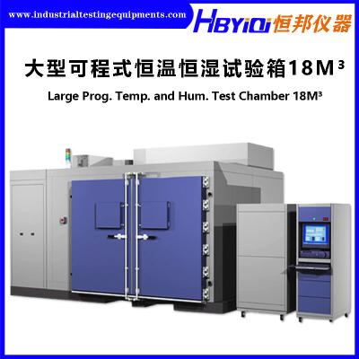 China SUS Constant Temperature And Humidity Test Chamber 18000L PLC Control for sale
