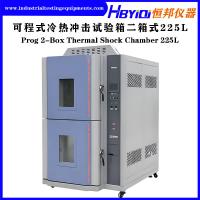 China Customized Temperature Cycling Thermal Shock Test Chamber With 2 Boxes 225L Volume for sale