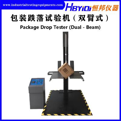 China ISO 2248 JIS Z0202-87 Packaging Drop Tester Double Arm 300-1500mm 1.5KW 60kg for sale