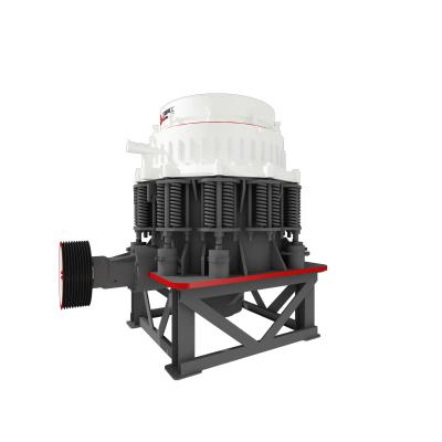 China 250KW Andesite Spring Hydraulic Cone Crusher for Stone Crushing Discharge Port Range 22-64mm for sale
