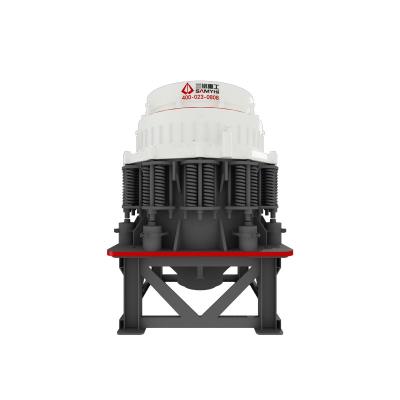 China High Efficient 200 TPH Compound Spring Cone Crusher With Lubrication Circulation Cooling System for sale