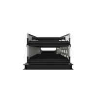 China Metal Woven Horizontal Vibrating Screen With Double Axis for sale