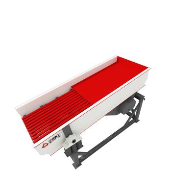 China Large Processing Capacity Vibrating Feeder for Mining Industry with Low-Alloy Materials and Good Pre-Screening Effect for sale