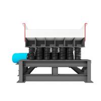 China 400mm Feed Granularity Single Shaft Vibrating Feeder For Granular Materials for sale