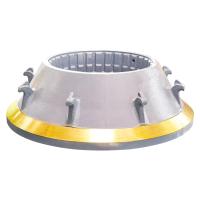China 100TPH Limestone Cone Crusher Equipment Wear Spare Parts Concave Bowl Liner for sale