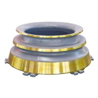 China 100TPH Limestone Cone Crusher Equipment Wear Spare Parts Concave Bowl Liner for sale