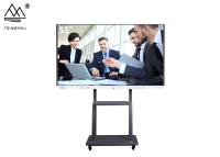 China 55 Inch 4K Interactive Flat Panel Conference Touch Display 20 Point IR for sale