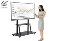 China 70 Inch Interactive Smart Board 450cd/m2 Brightness Dual System Touch Display for Classroom and Office for sale
