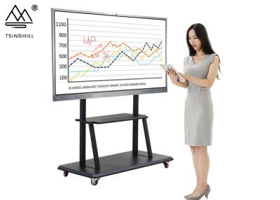 China 70 Inch Interactive Smart Board 450cd/m2 Brightness Dual System Touch Display for Classroom and Office for sale