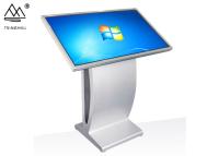 China Customized 65 Inch Multi Touch Screen Kiosk with 500cd/m2 Brightness and 1366x768 Resolution for sale