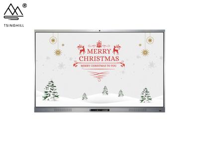 China 75 Inch Interactive Smart Display Board Touch Screen 4096x4098 IR Panel 178° Viewing Angle for sale