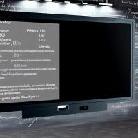 China Resolution Interactive Digital Blackboard 1920*1080 Resolution 350cd/m2 Brightness 1200 1 Contrast Ratio for sale