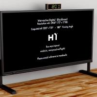 China 1920*1080 Resolution Interactive Digital Blackboard with HDMI Input and Wide 178° Viewing Angle for sale