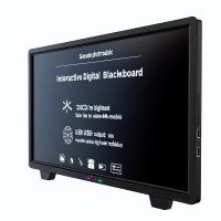 China Black Or OEM Interactive Digital Blackboard with 350cd/m2 Brightness and USB Outputs for sale